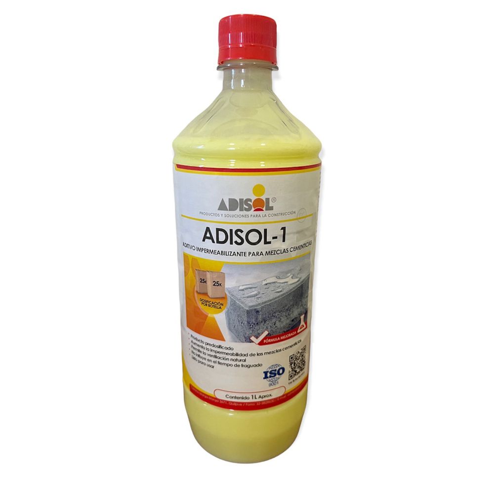 Aditivo Impermeabilizante N° 1 1Lt Adisol
